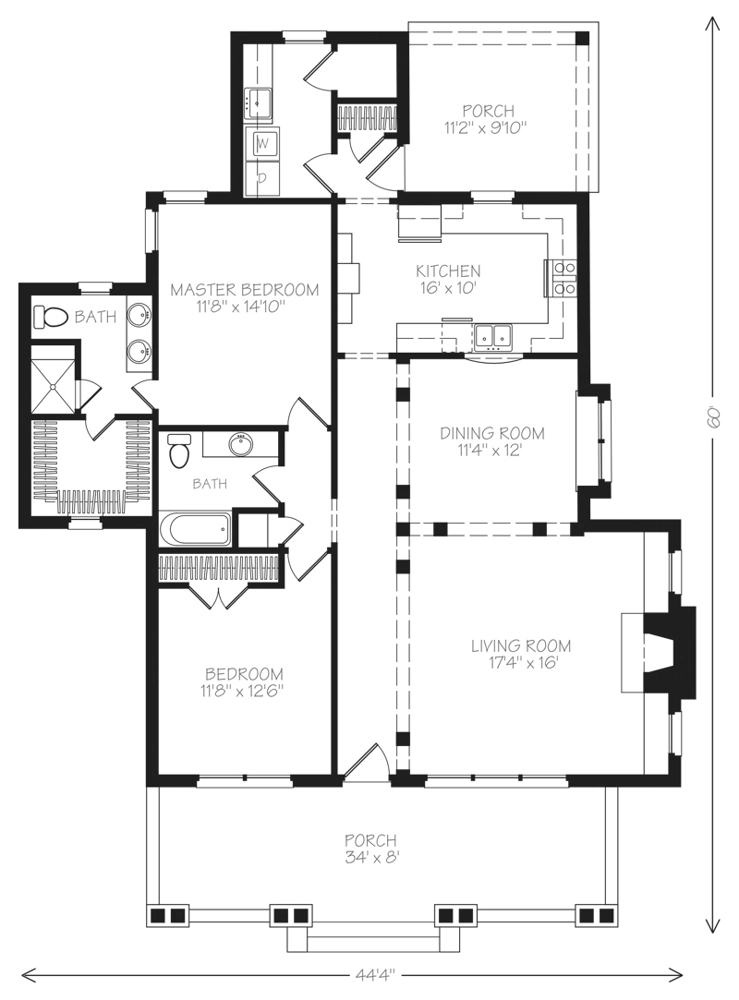 Craftsman Bungalow House Plan Southern Living House Plans